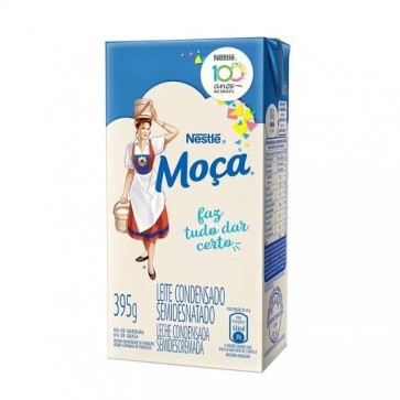 Leite Condensado Semi Desnatado Moça Nestlé TP 395g