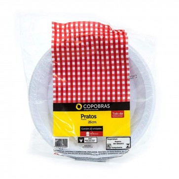 Prato Copobras BR 26cm C/10