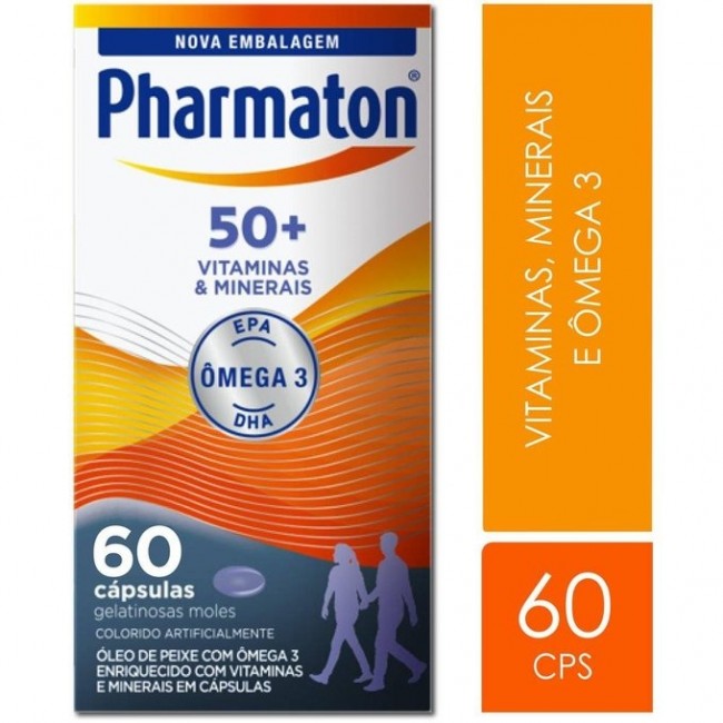 Multivitamínico Pharmaton 50+ 60 Cápsulas