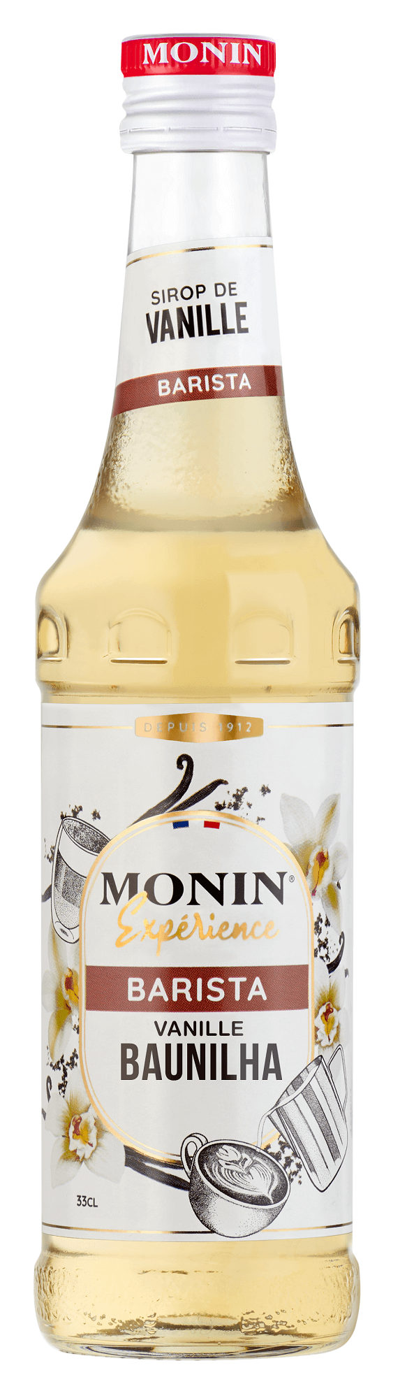 Xarope Monin Experience Barista Baunilha 330ml