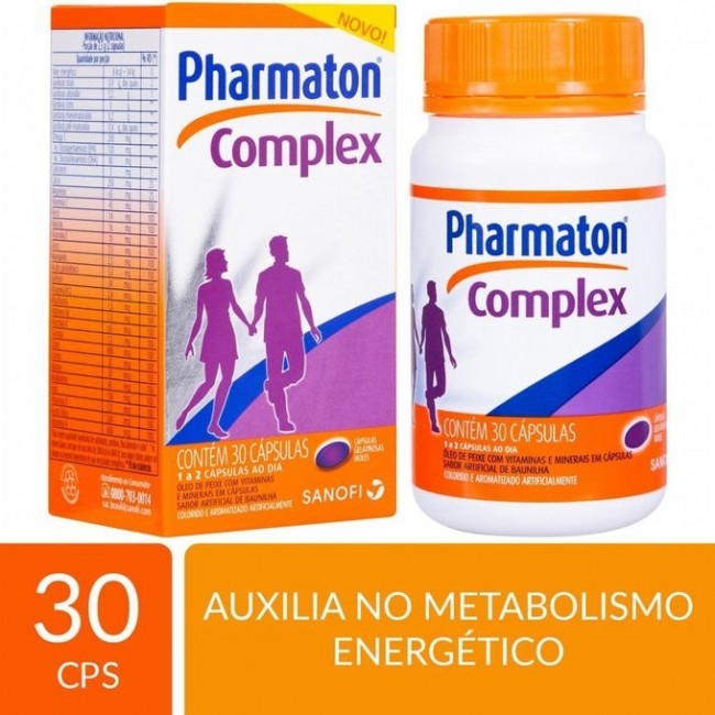 Multivitamínico Pharmaton Complex 30 Cápsulas
