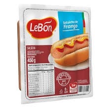 Salsicha de Frango Lebon 450g