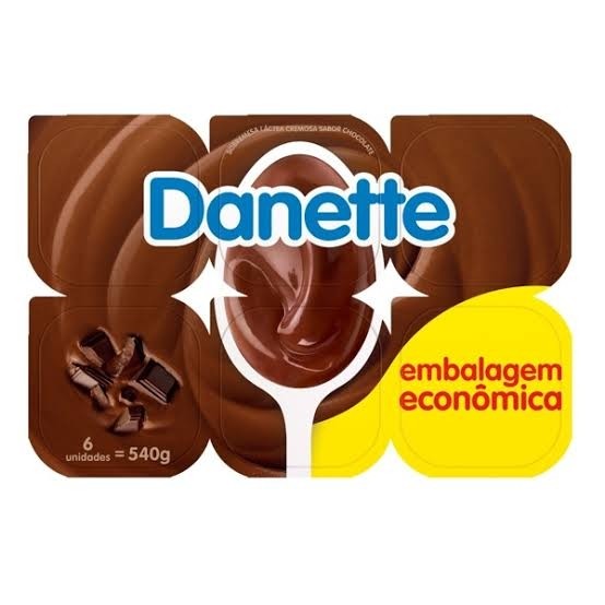 Iogurte Danete Danone Chocolate 540g (Embalagem Econômica)